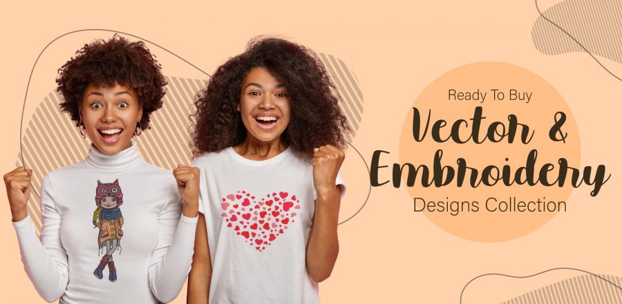 Buy Embroidery Designs & Vector Art Graphics | Cre8iveskill