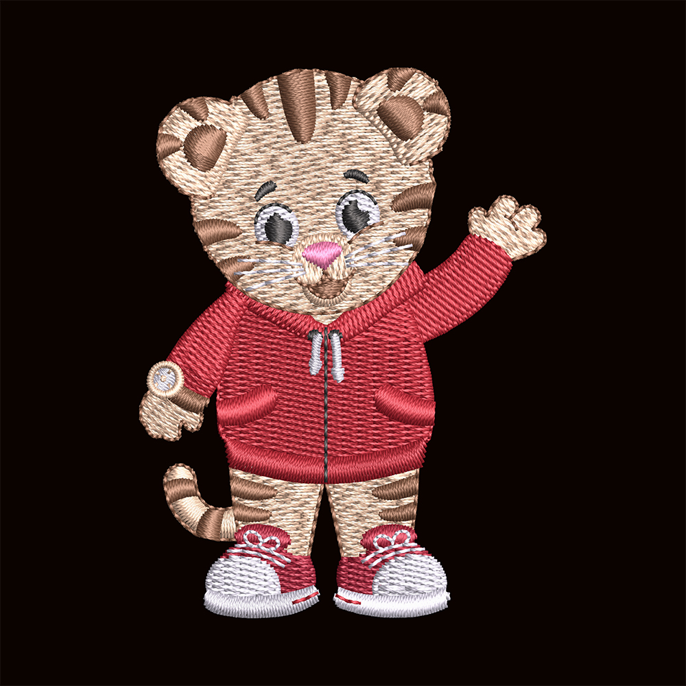 2nd Birthday Daniel Tiger Neighborhood Applique Design Instant Download ...