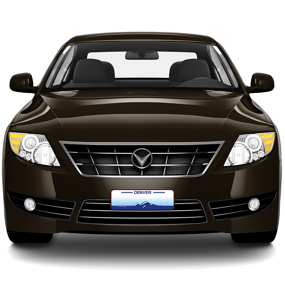 Cre8iveSkill - Denver Licence Plate Vector Graphic Design