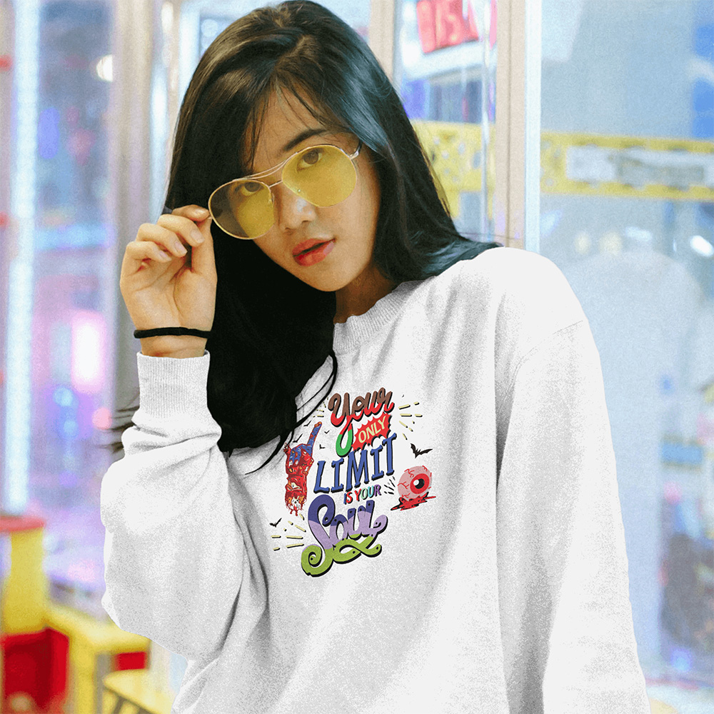 Download Your Only Limit Is Your Soul Vector Art T-Shirt Design