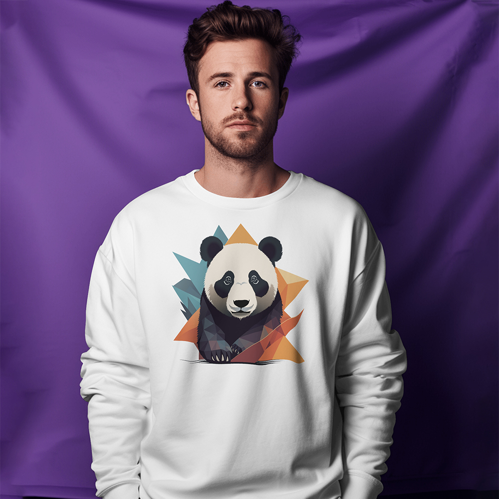 Download Colorful Panda Vector Graphic Design For Printing