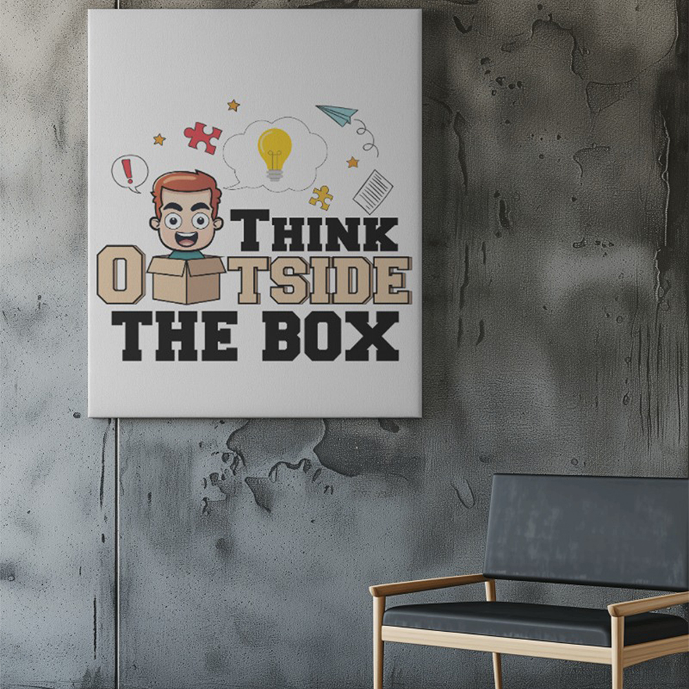 Think Outside The Box Vector Graphics | Buy Vector Designs
