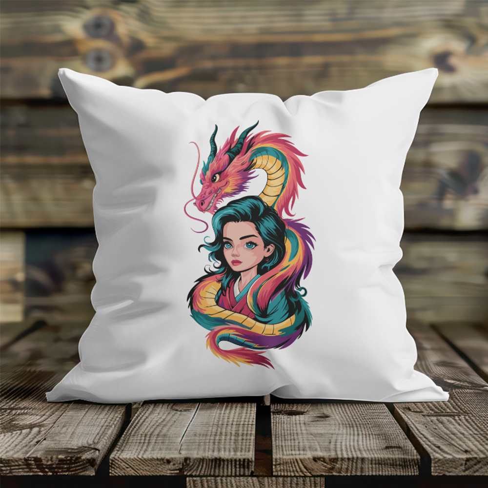 Shop Fantasy Dragon Girl Vector design by Cre8iveskill