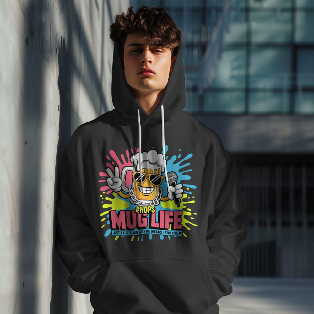 Mug Life Rapstar Vector Design for T-Shirts & Merch