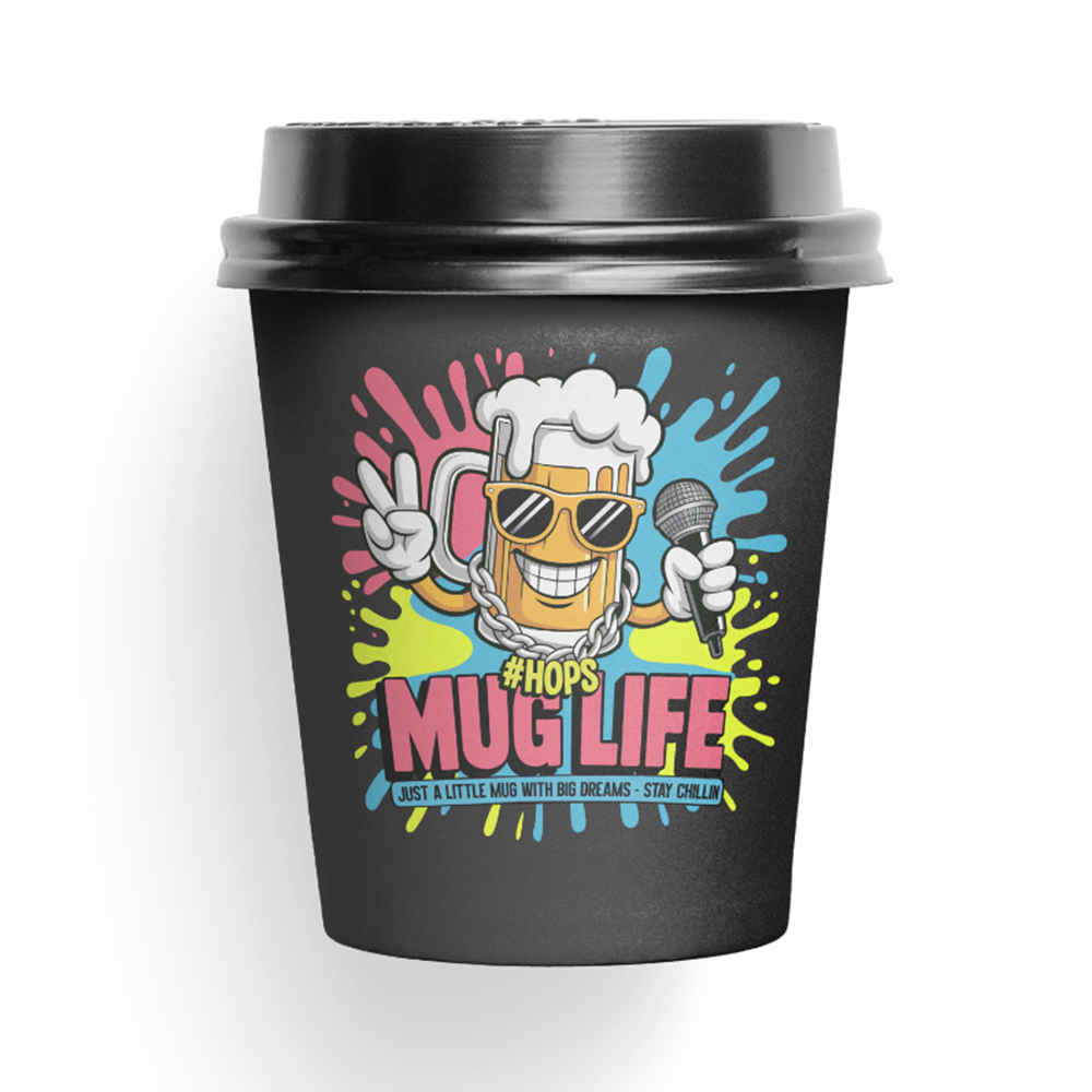 Mug Life Rapstar Vector Design for T-Shirts & Merch