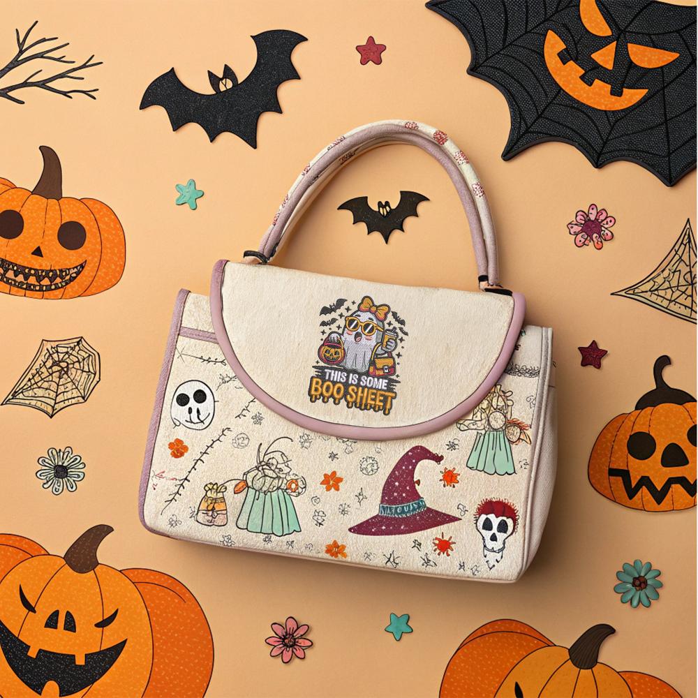 Cute Boo Sheet Halloween Embroidery Design | Cre8iveSkill