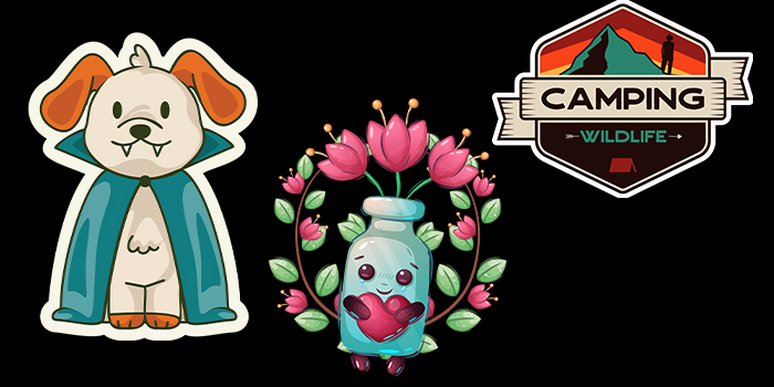 Explore Vector Stickers and the Different Types Available